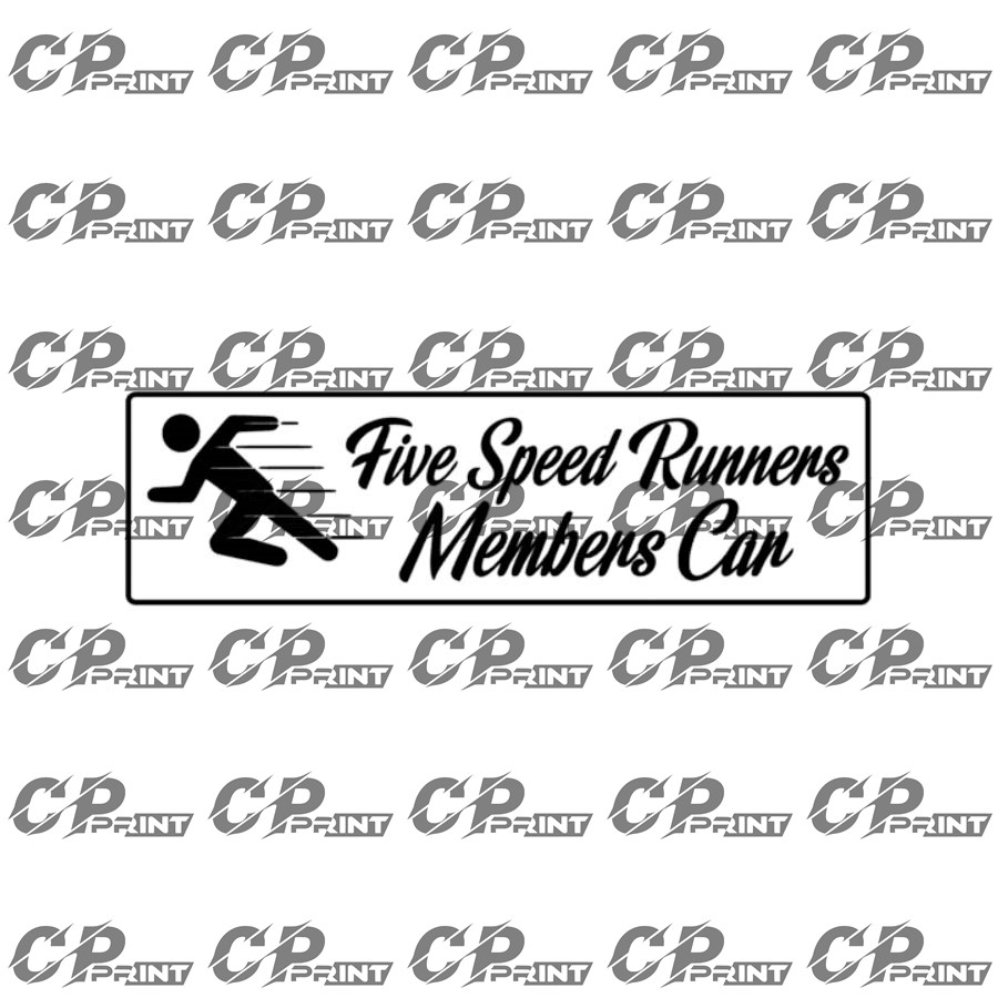 Five Speed Runners Banner - CP Print